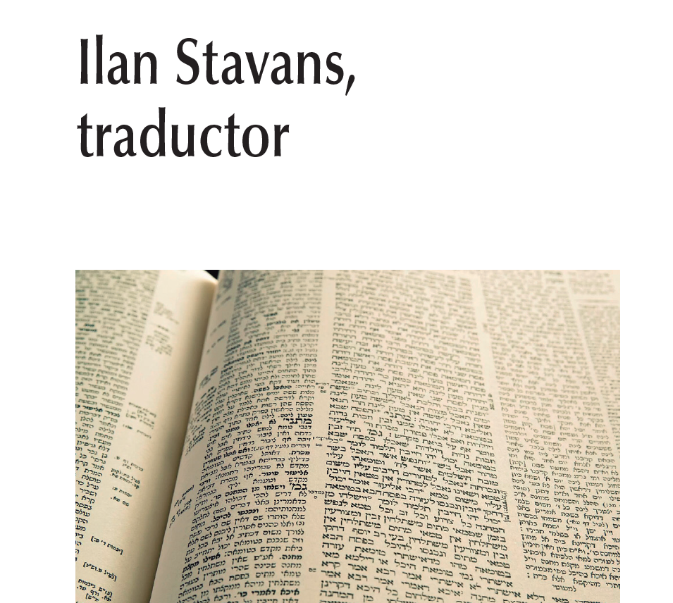 Ilan Stavans, traductor, de África Vidal Claramonte - Vasos ...